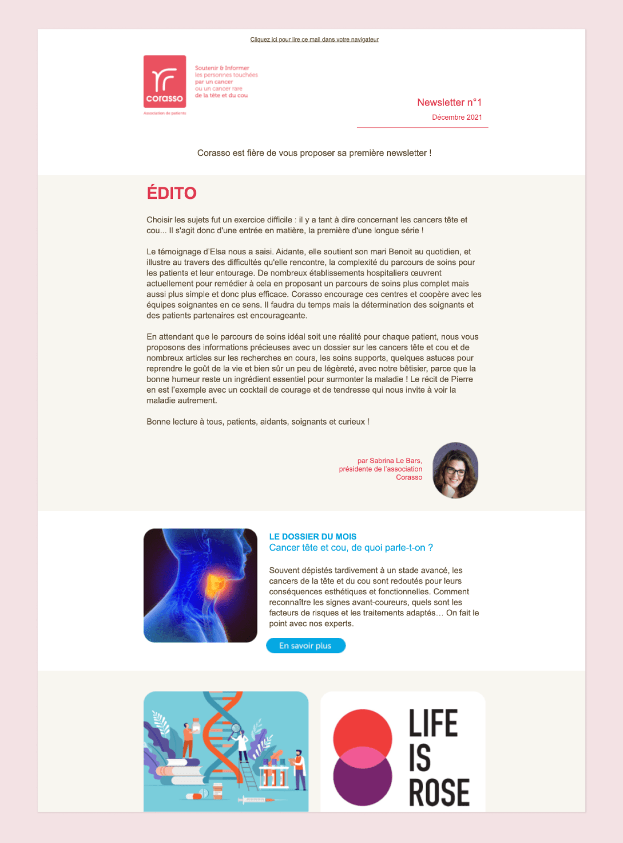 Newsletter Corasso - Give me more